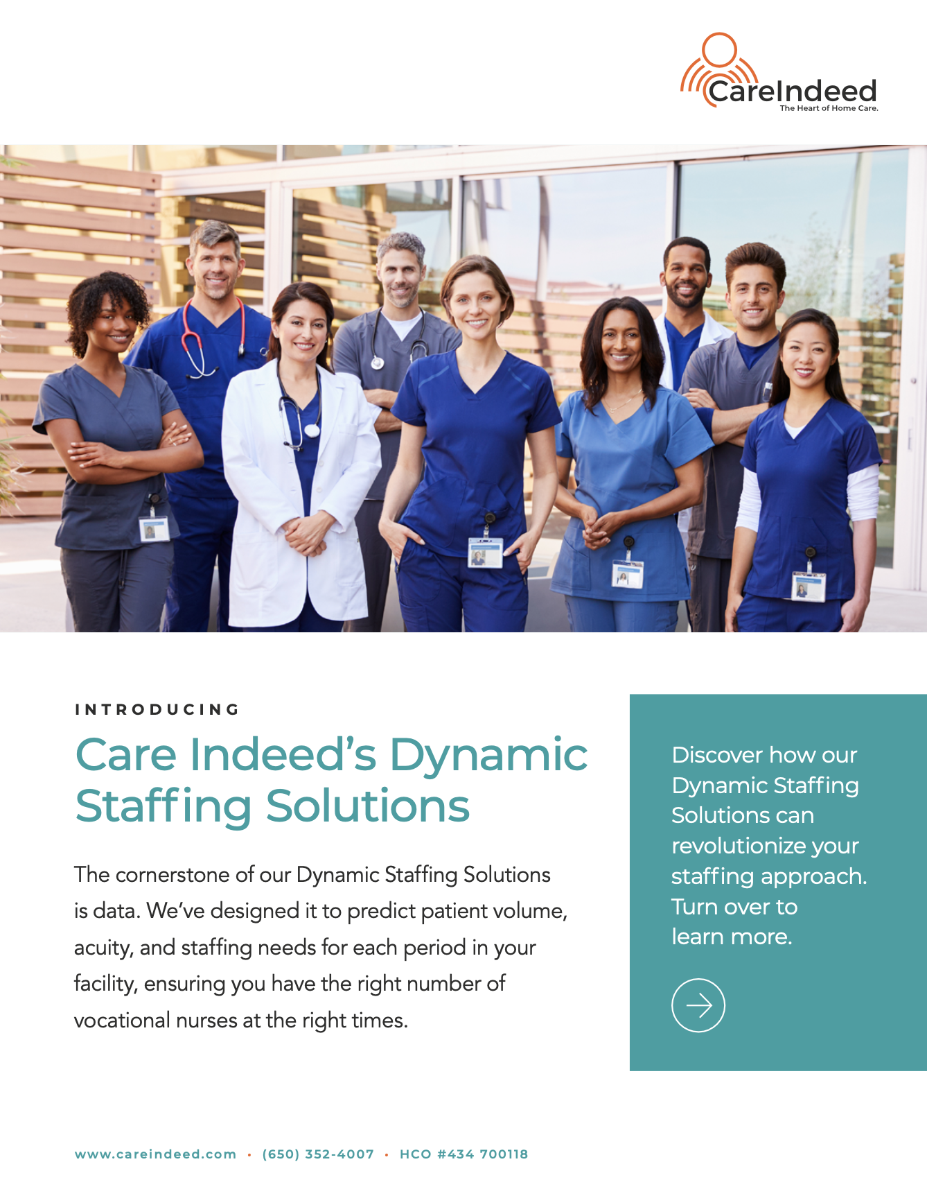 Care Indeed: Dynamic Staffing Solutions for Optimal Care Delivery ...