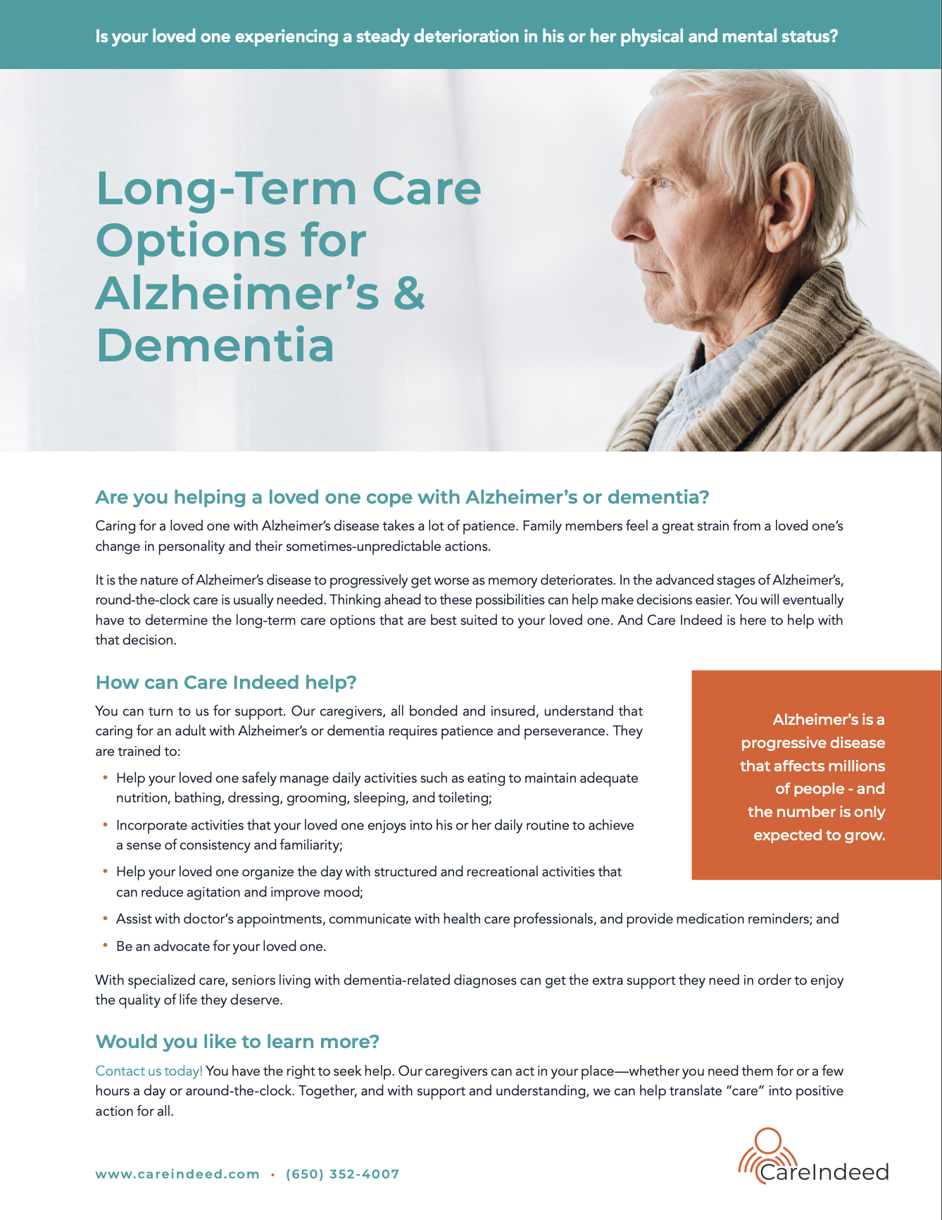 Care Indeed: Long-Term Care Options for Alzheimer’s & Dementia | Care ...