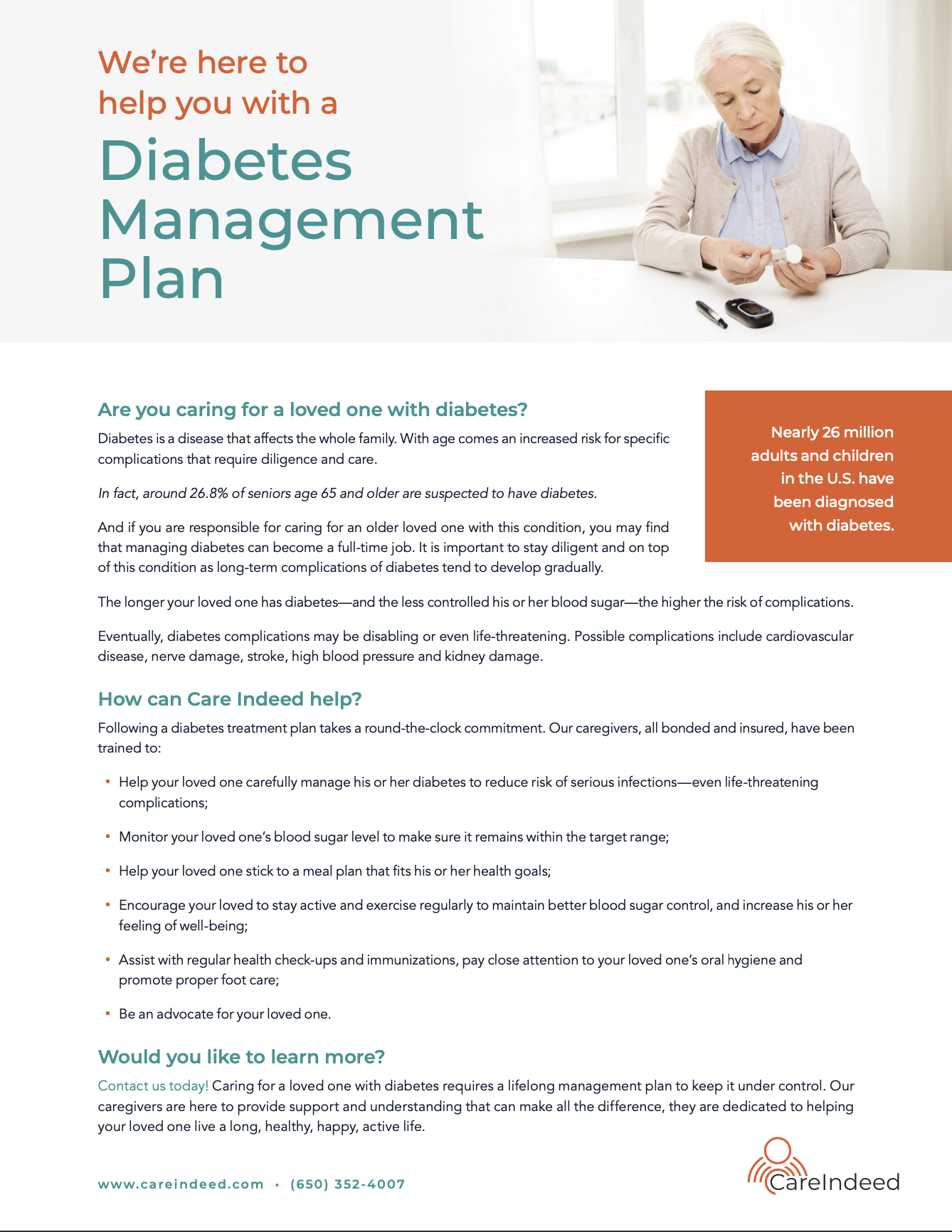 Care Indeed: Comprehensive Diabetes Management Plan | Care Indeed